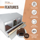 Hen's Choice™ - Roll Out Chicken Nest Box | Roll Away Chicken Nesting ...