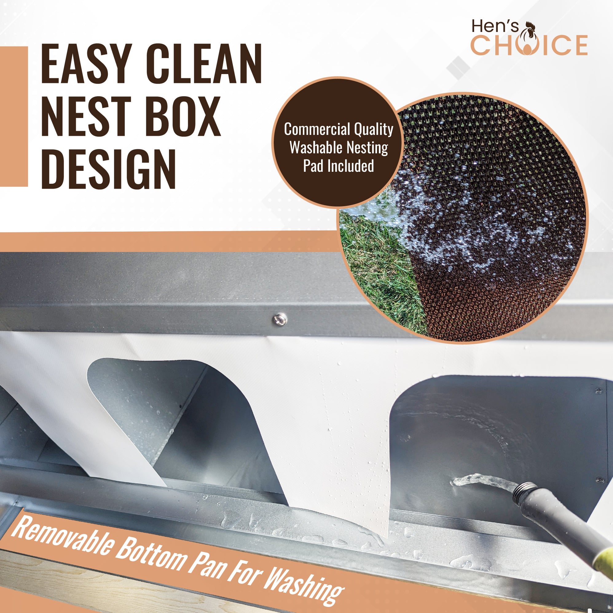 Hen's Choice™ - Roll Out Chicken Nest Box | Roll Away Chicken Nesting ...